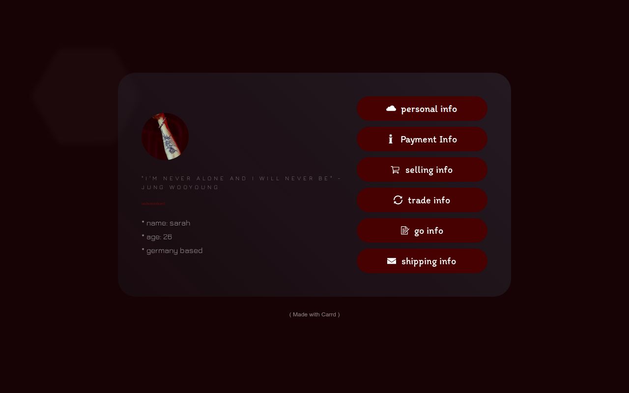 sara.hxwoosan's carrd